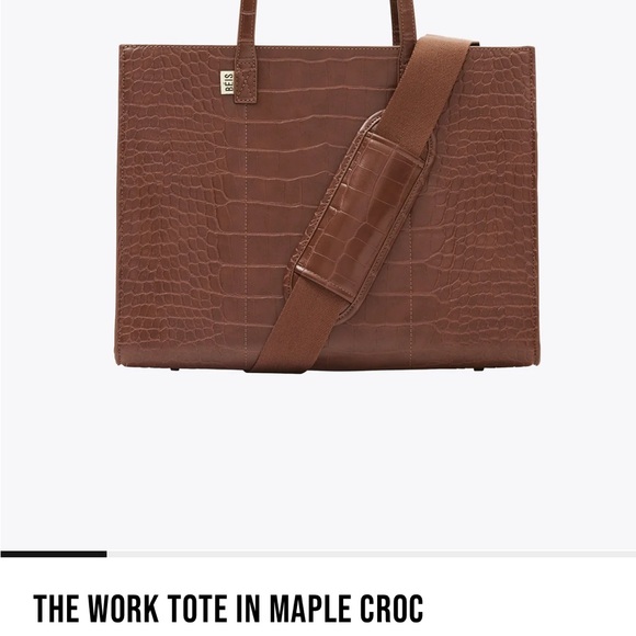 BEIS | Bags | Beis Maple Croc Work Tote | Poshmark